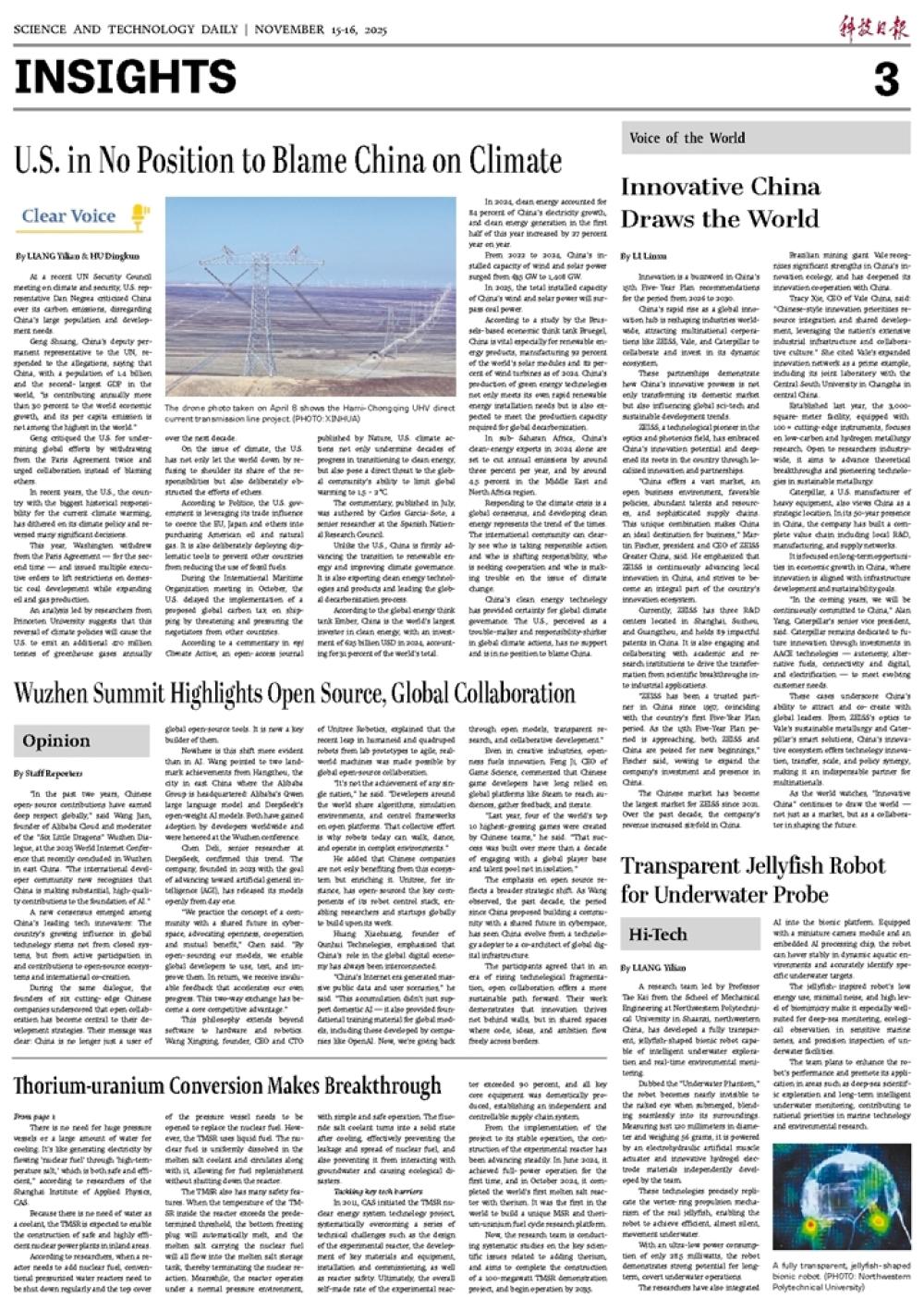 U.S. in No Position to Blame China on Climate --Science and Technology ...